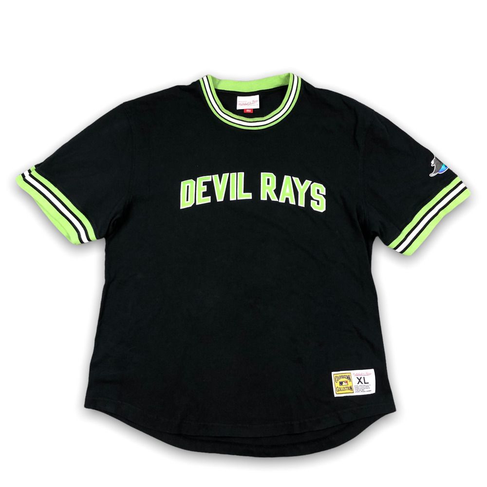 Mitchell & Ness Tampa Bay Devil Rays Baseball Shirt Xl - Gem